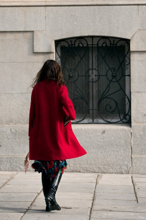 Red Kenzo Street Style - M.I.T ME BLOG